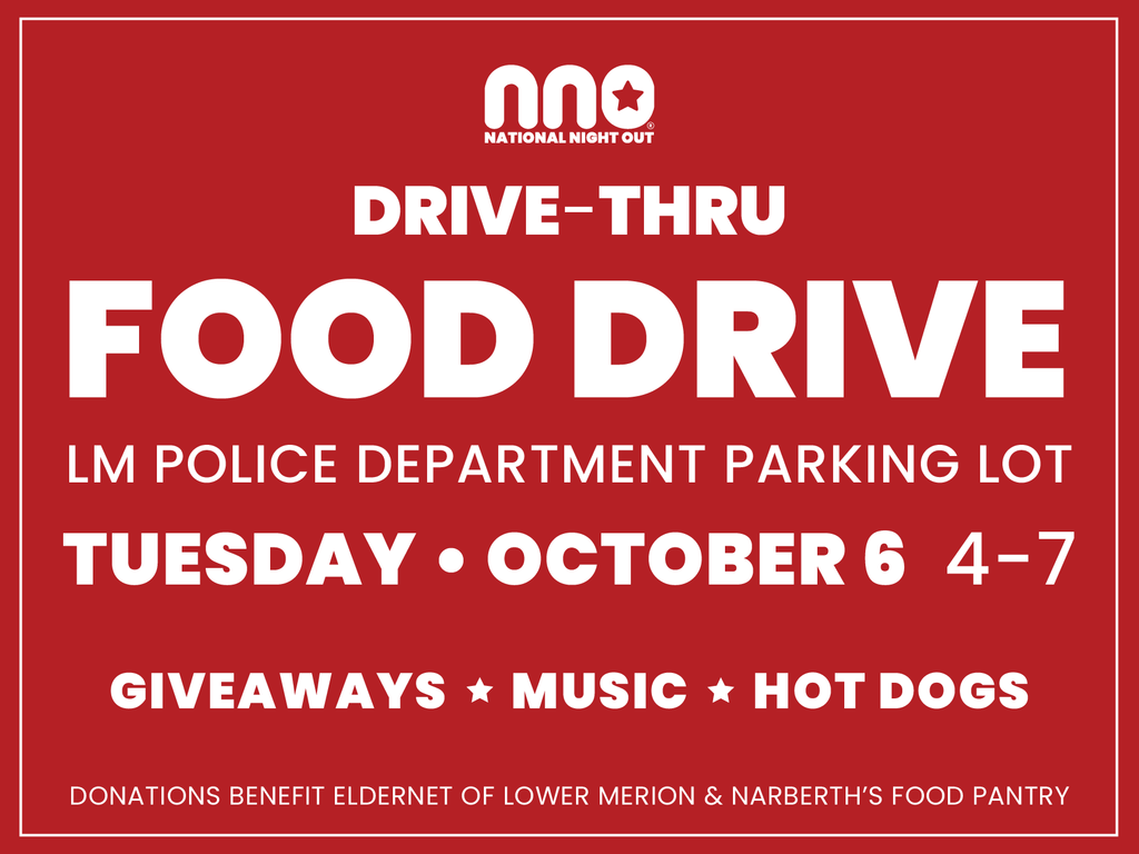 National Night Out Food Drive! – Wynnewood Civic Association